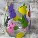 Easter Themed Wine Glass - Etsy