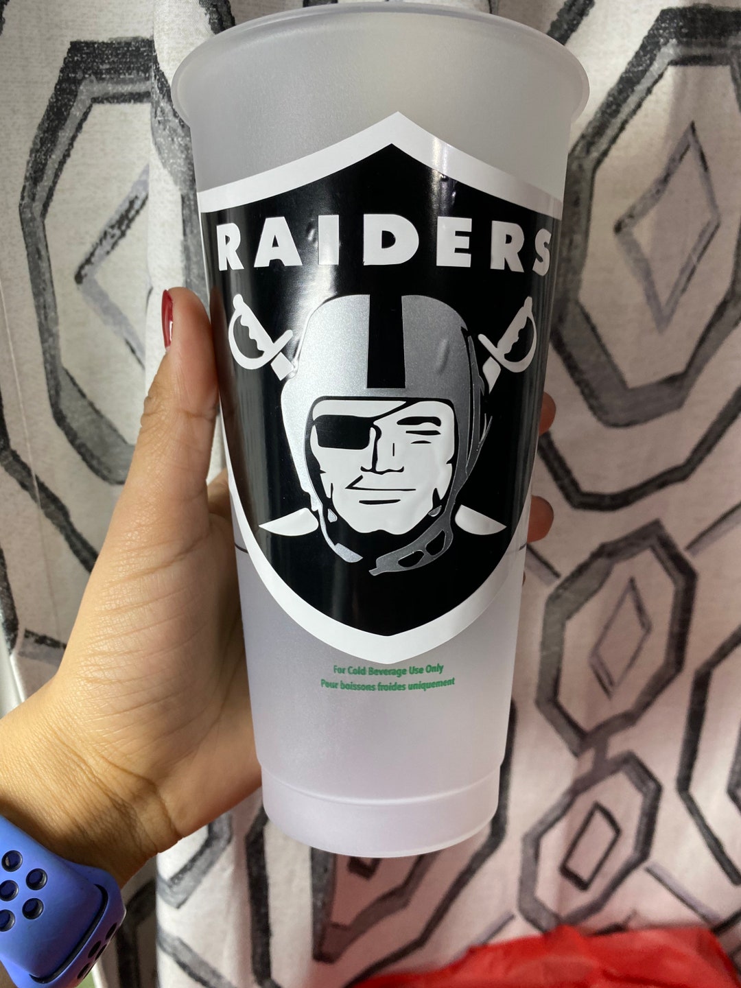 Raiders Theme Starbucks Cup - Etsy
