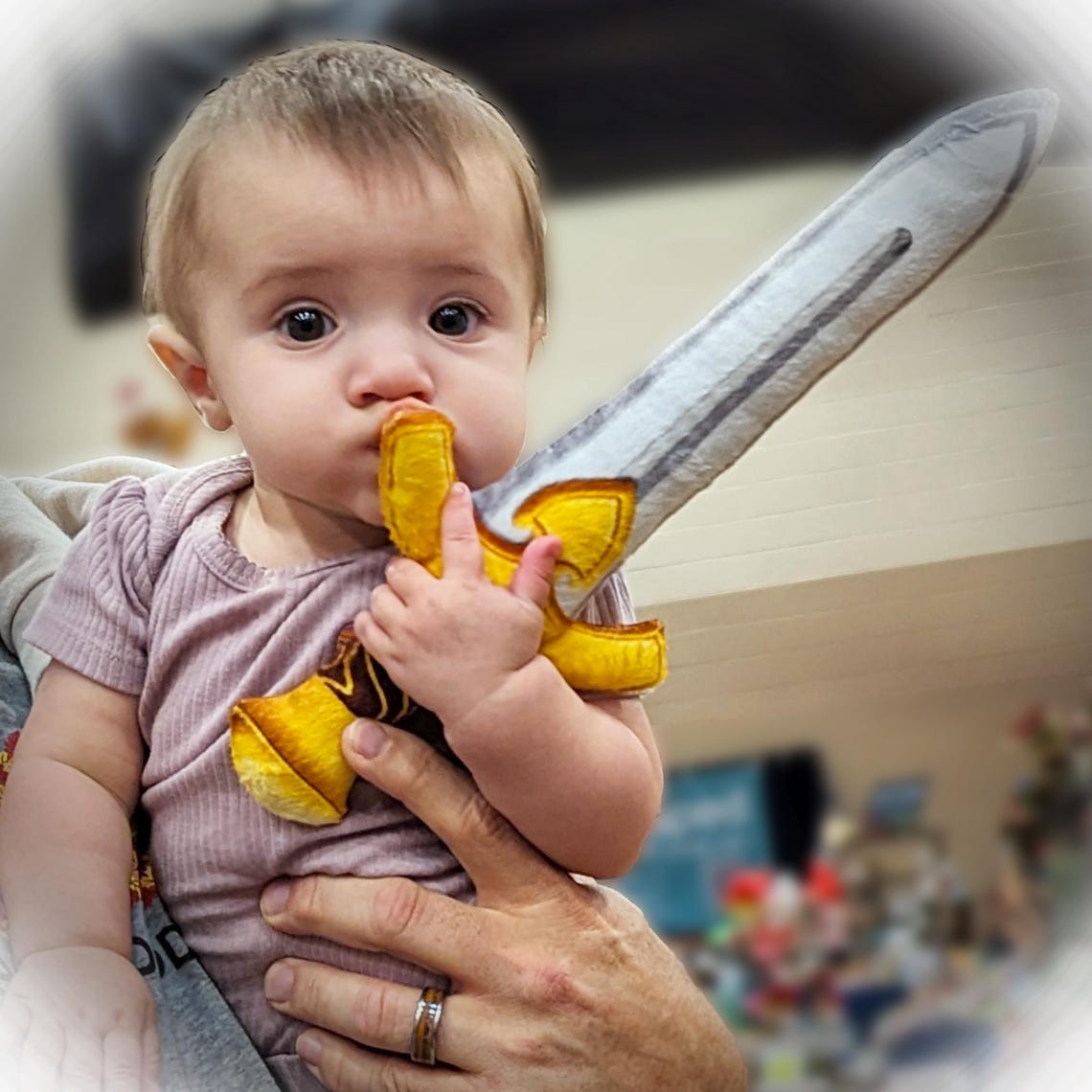 Knee-high Knights Plush Toy Battle Axe, Baby's First Battle Axe ...