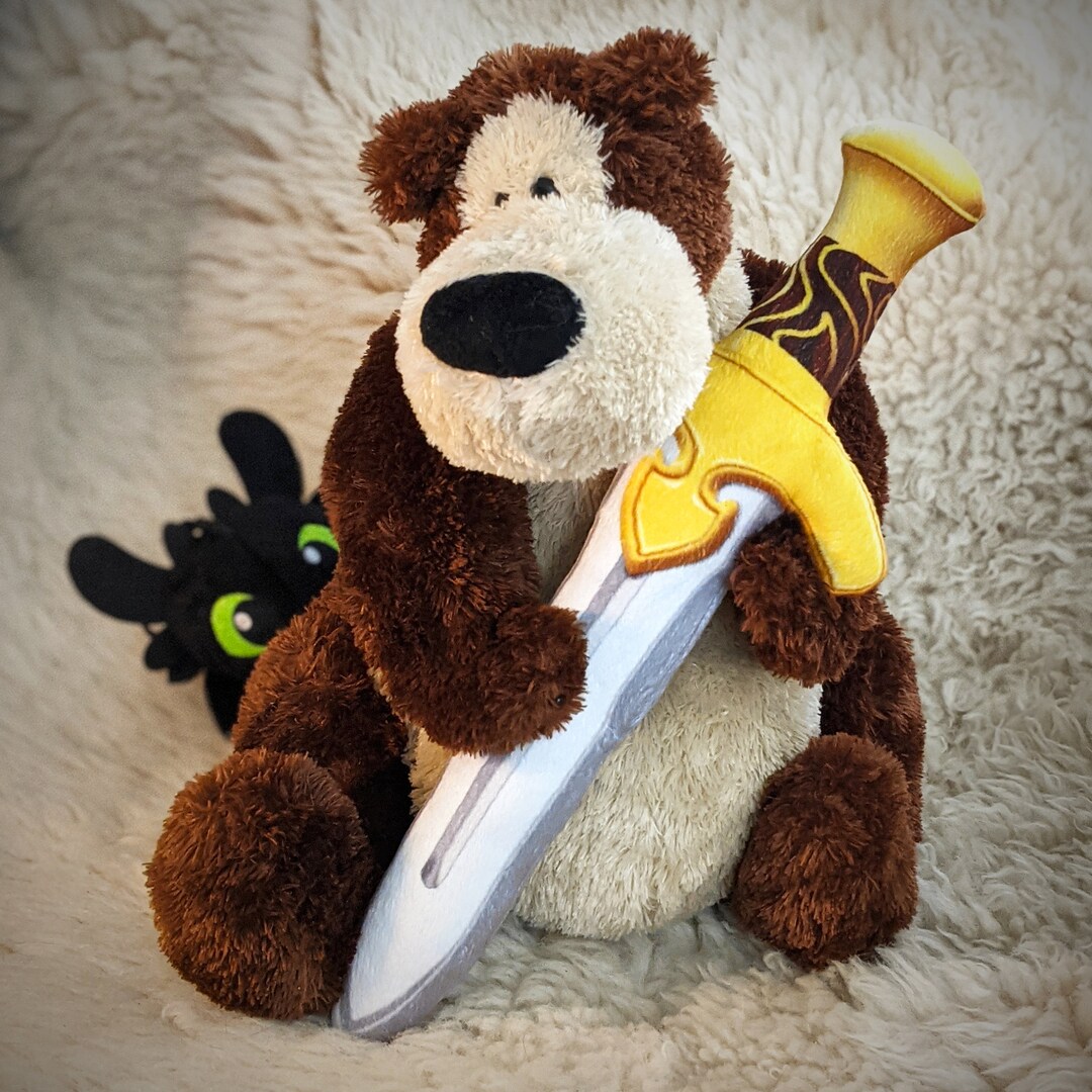 Knee-high Knights Plush Toy Broadsword, Baby's First Broadsword, Soft ...