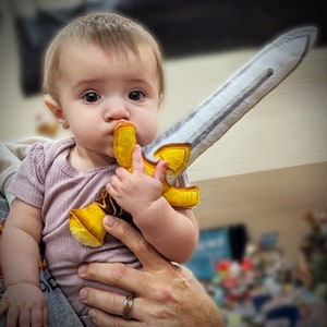 Knee-high Knights Plush Toy Battle Axe, Baby's First Battle Axe, Soft ...