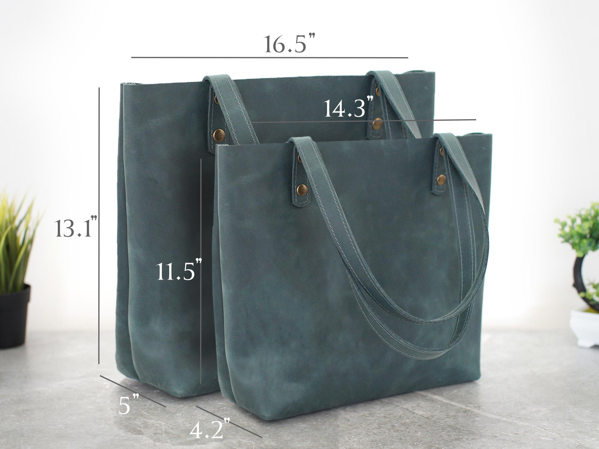 Large Shopper Bag for Women, Personalized Monogram Shoulder Tote ...