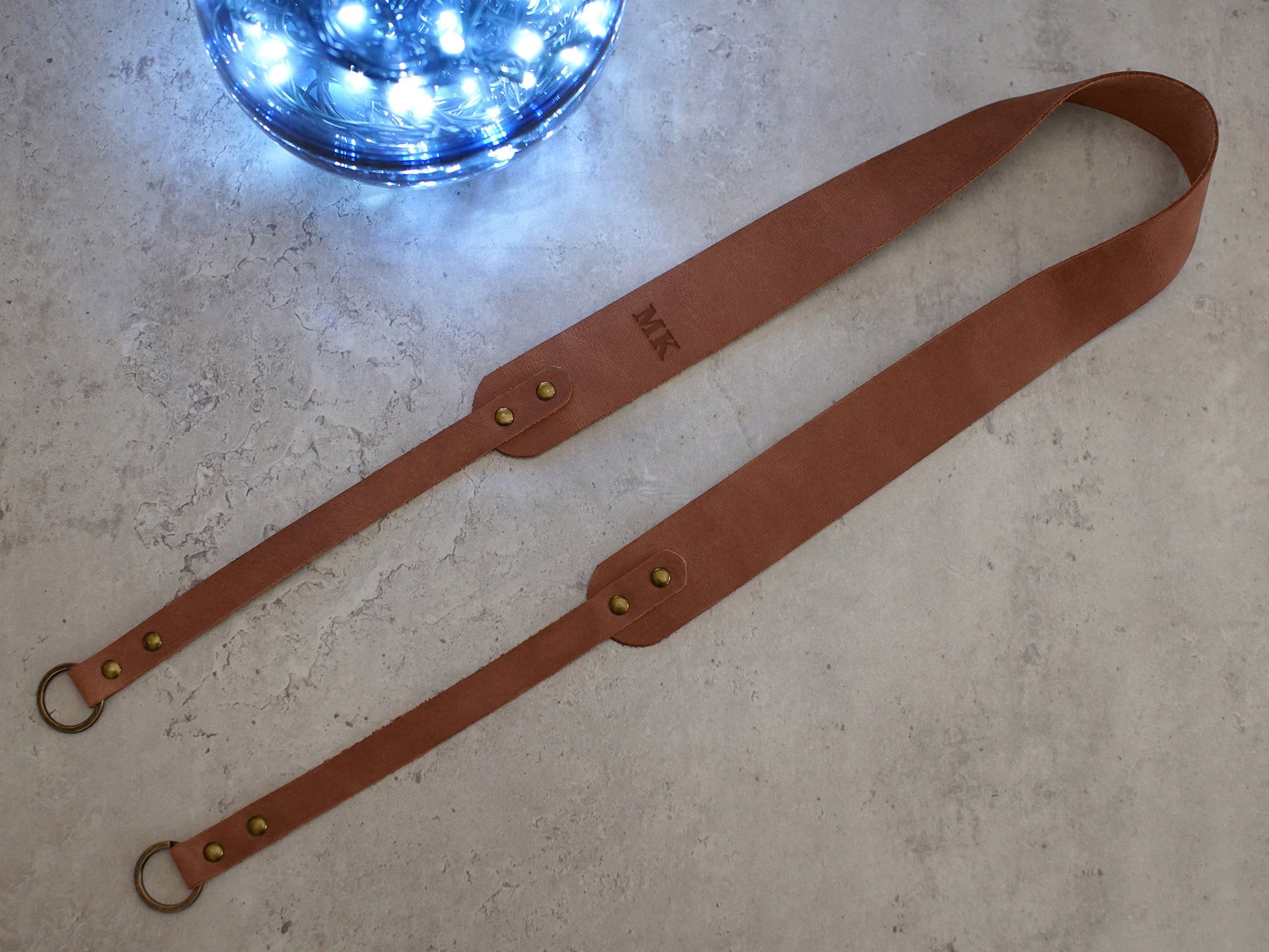 Padded Leather Camera Strap With Personalization Custom | Etsy