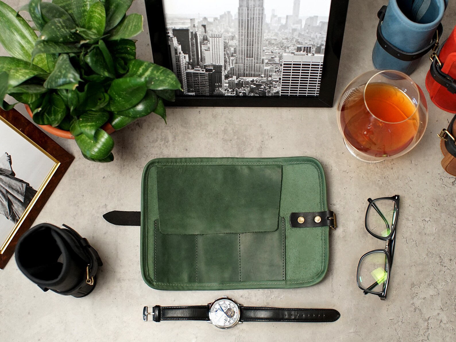 Leather Watch Roll Personalized Watch Roll Customized - Etsy