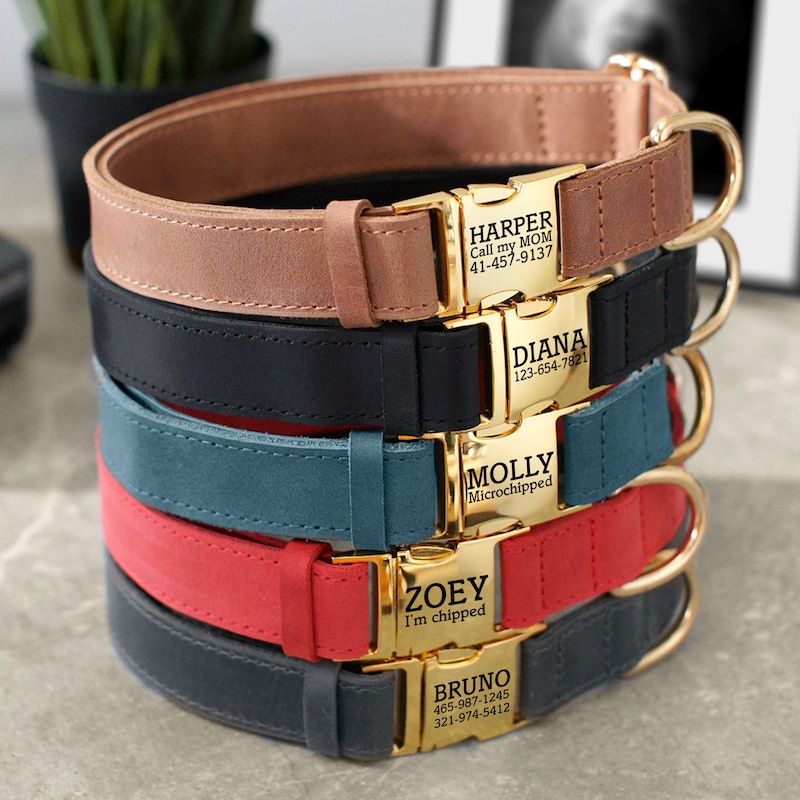 Custom Dog Collars - Etsy