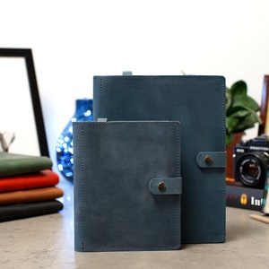 Refillable A6 A5 Leather Notebook With Personalization - Etsy