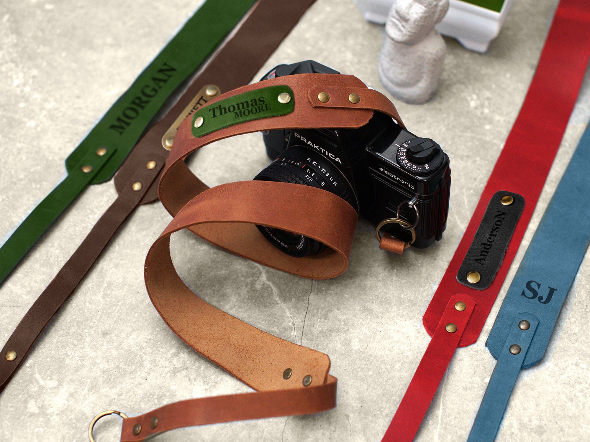 Engraved Camera Strap Personalized, Leather Camera Straps for Canon ...