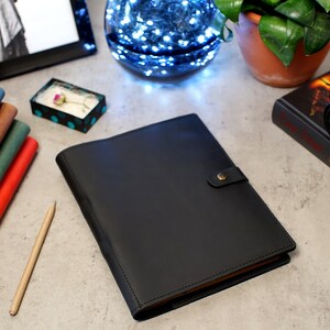 Leather Notebook Cover A5 A6 Refillable Journal Cover - Etsy Canada