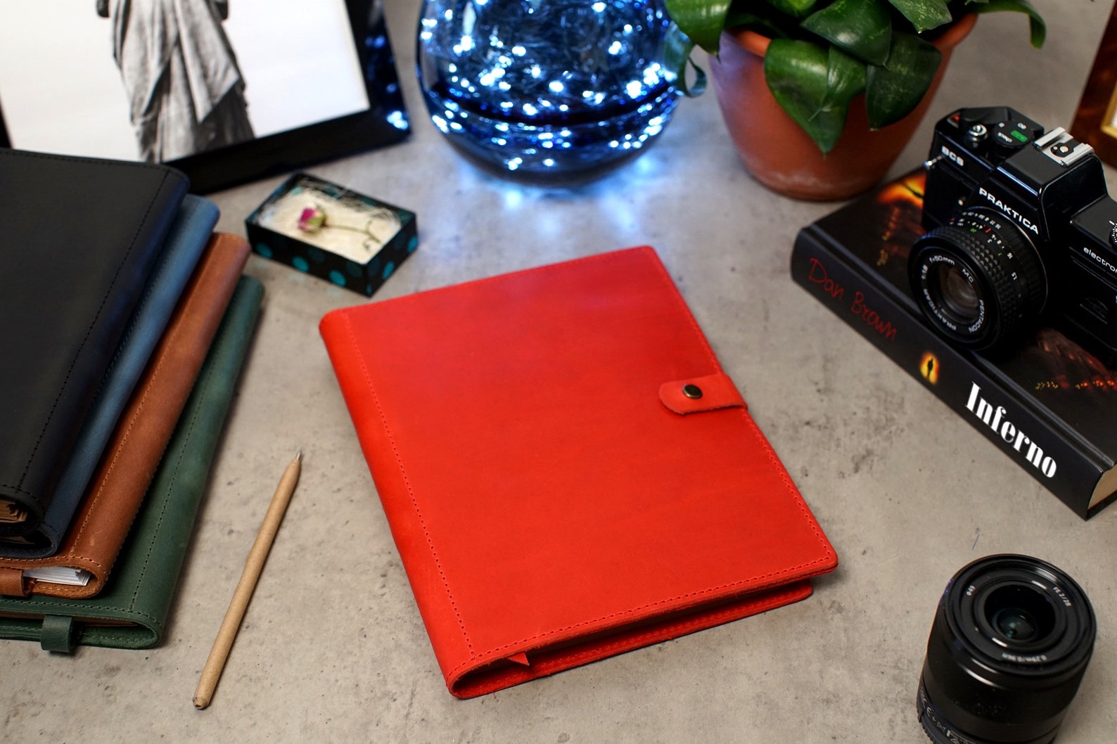 Leather Notebook Cover A5 A6 Refillable Journal Cover - Etsy Canada