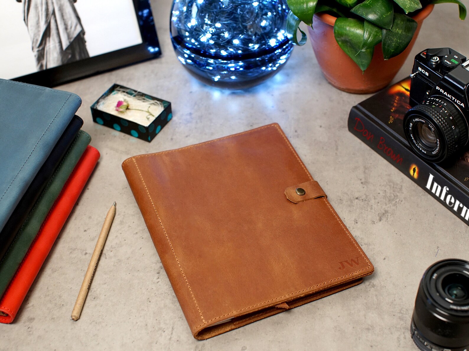 Refillable A6 A5 Leather Notebook With Personalization - Etsy
