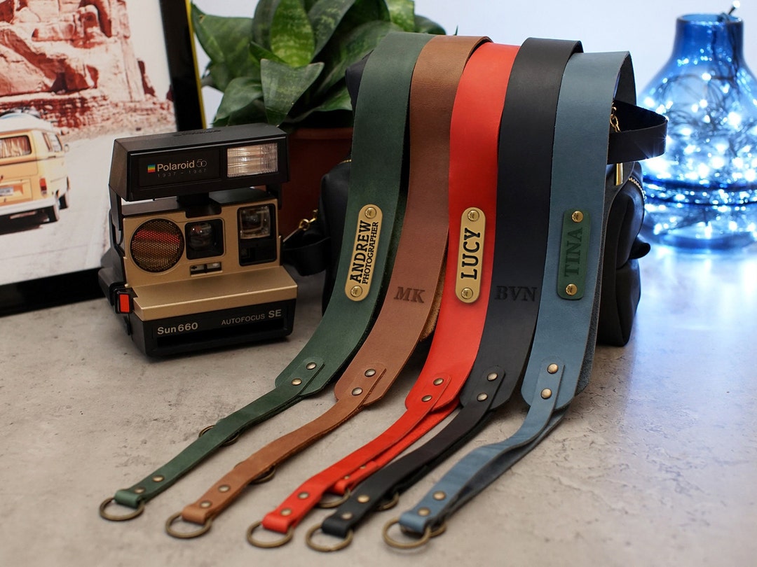 Personalized Camera Strap, Leather Camera Neck Strap, Durable Leather ...