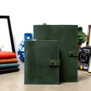 Refillable A6 A5 Leather Notebook With Personalization - Etsy