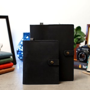 Refillable A6 A5 Leather Notebook With Personalization - Etsy