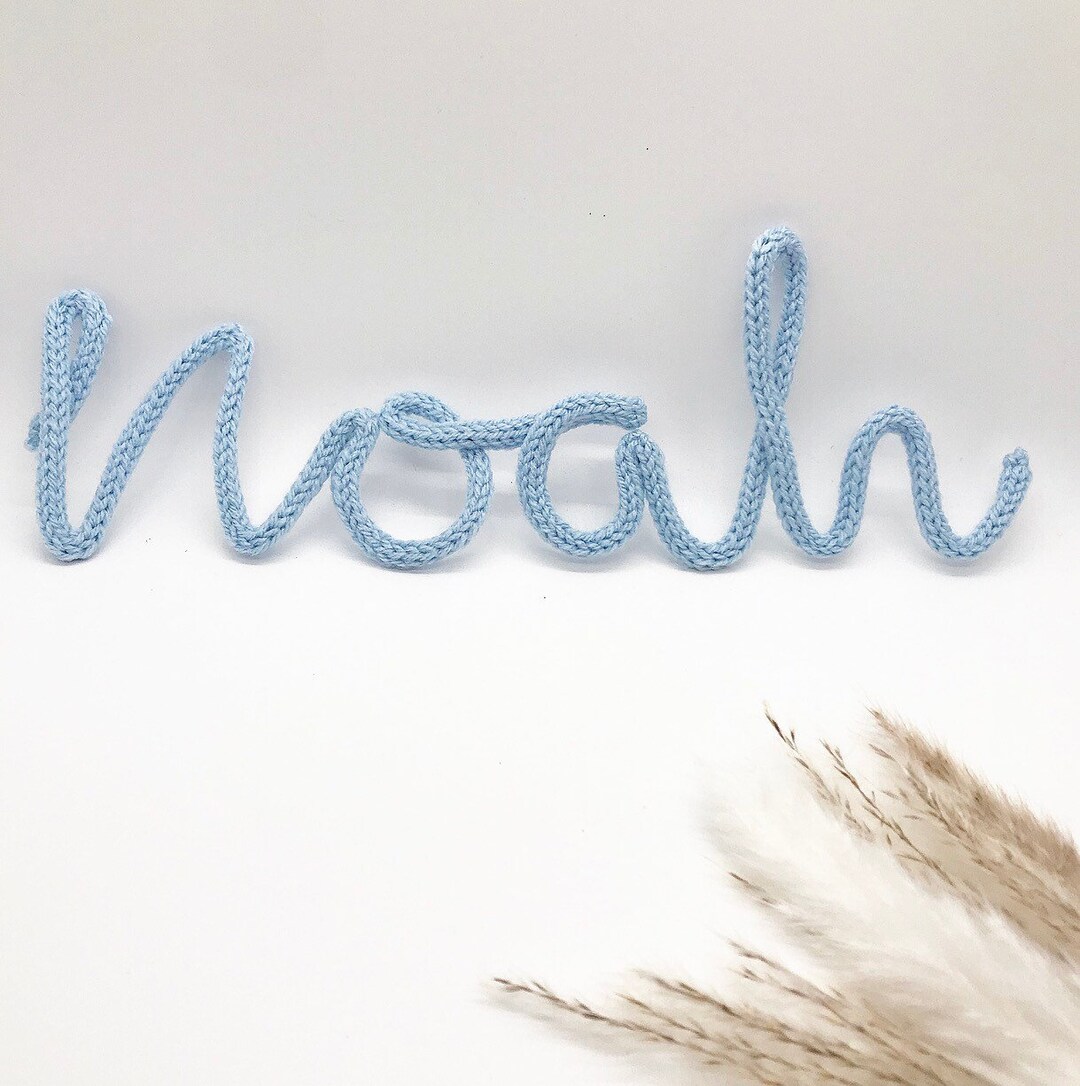 Wooly Names/words - Etsy UK