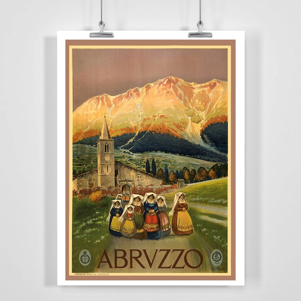 Abruzzo Italy Poster - Etsy