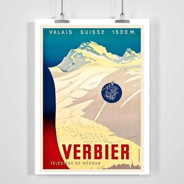Verbier Print - Etsy UK