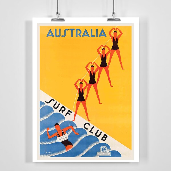 Surf Poster - Etsy