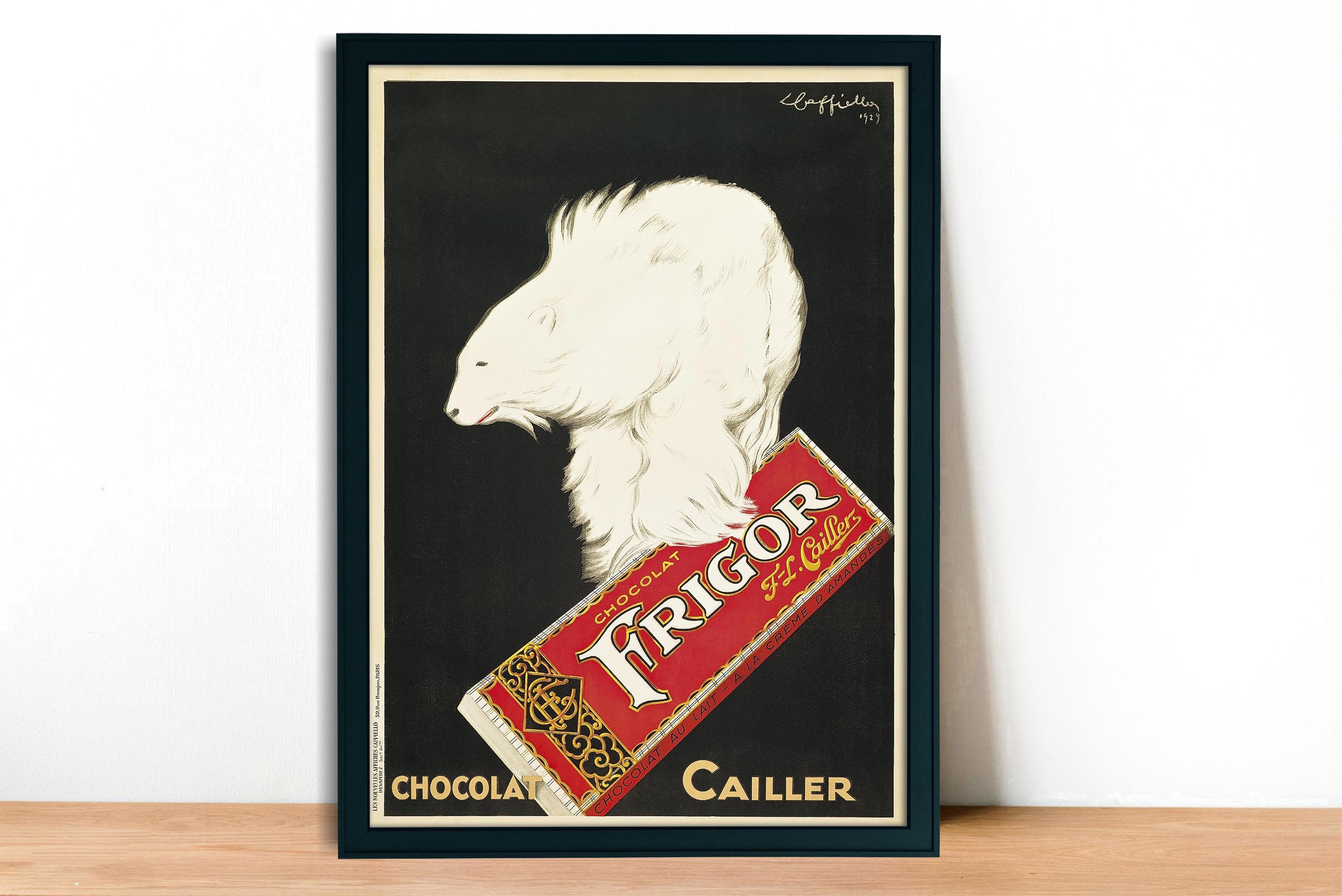 Frigor Chocolat Chocolat Cailler Vintage Food&drink Poster by - Etsy