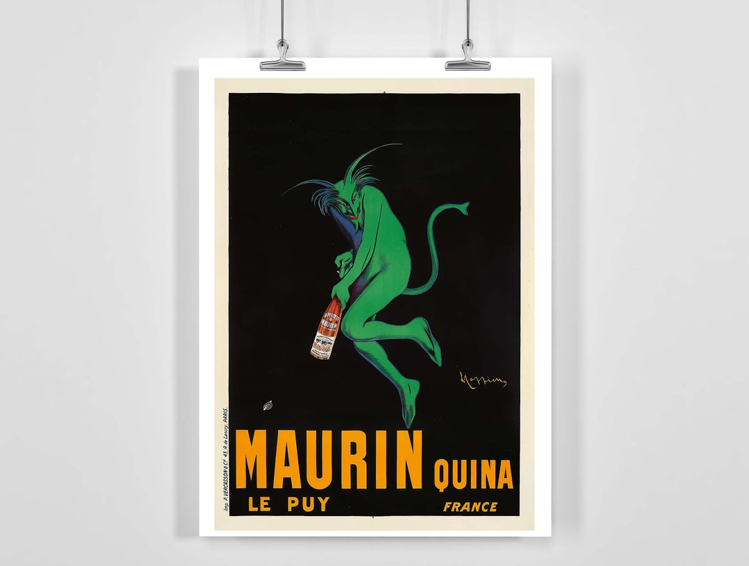Maurin Quina Le Puy Liqueur Vintage Advertising Poster by Leonetto ...