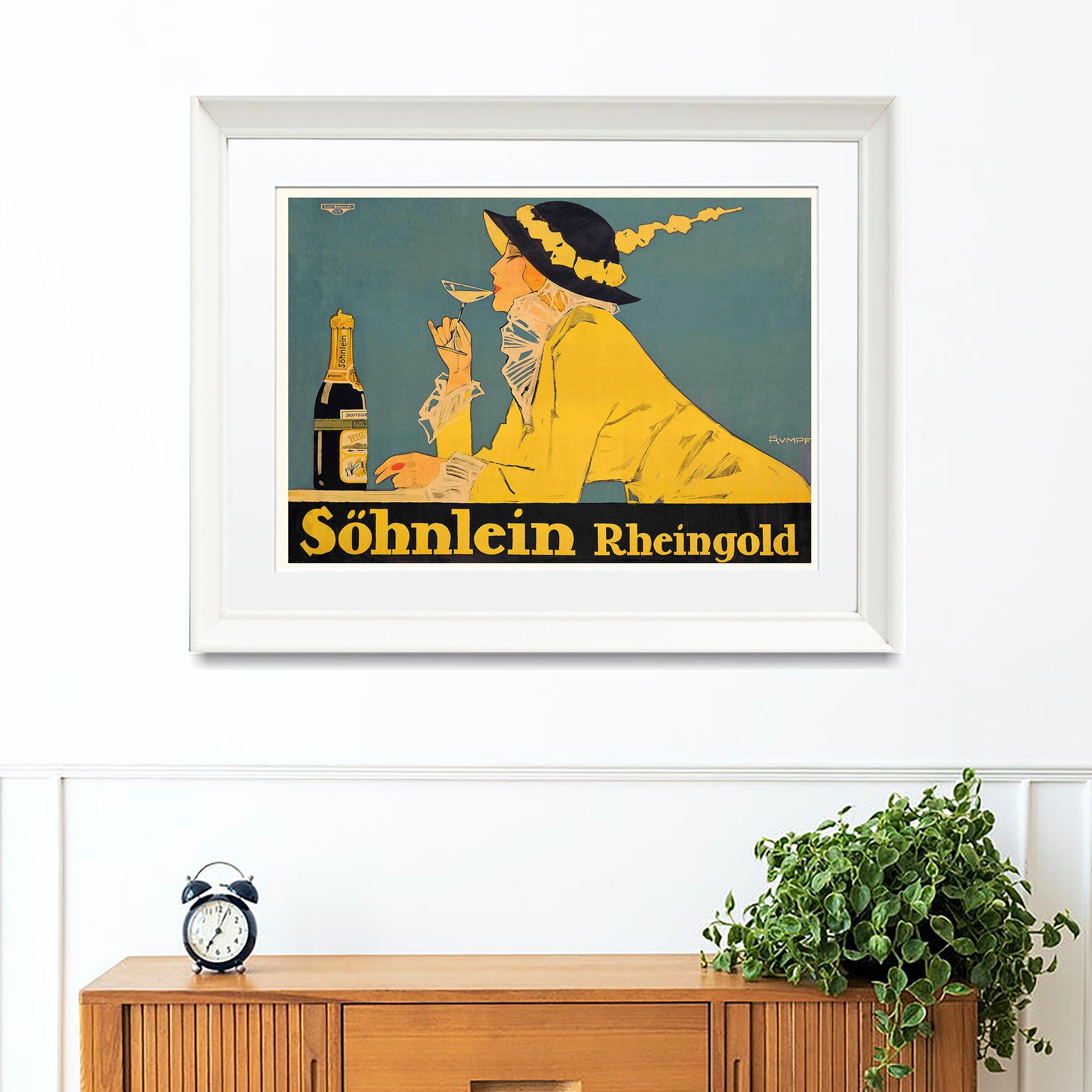 Sohnlein Rheingold Sparkling Wine Vintage Advertisement Poster - Etsy
