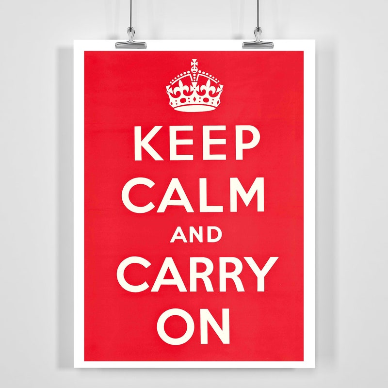 Keep Calm Posters - Etsy
