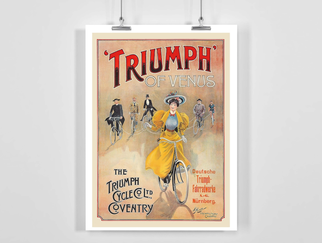 Triumph Cycles Coventry Vintage Advertising Poster - Framed / Unframed ...