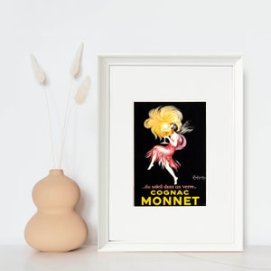 Cognac Monnet Vintage Food&drink Poster by Leonetto Cappiello - Framed ...