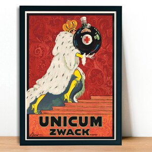 Unicum Zwack Liqueur Vintage Food and Drink Poster Giclee | Etsy