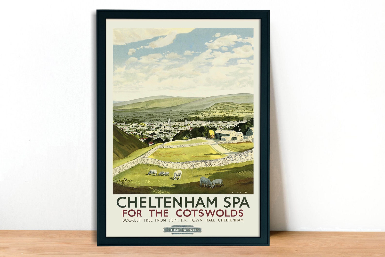 Cheltenham Spa for the Cotswolds Vintage Travel Posterr - Etsy UK
