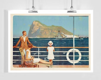 Gibraltar Poster | Etsy