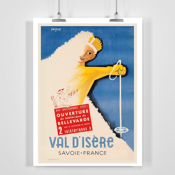 Val D'isere Poster - Etsy