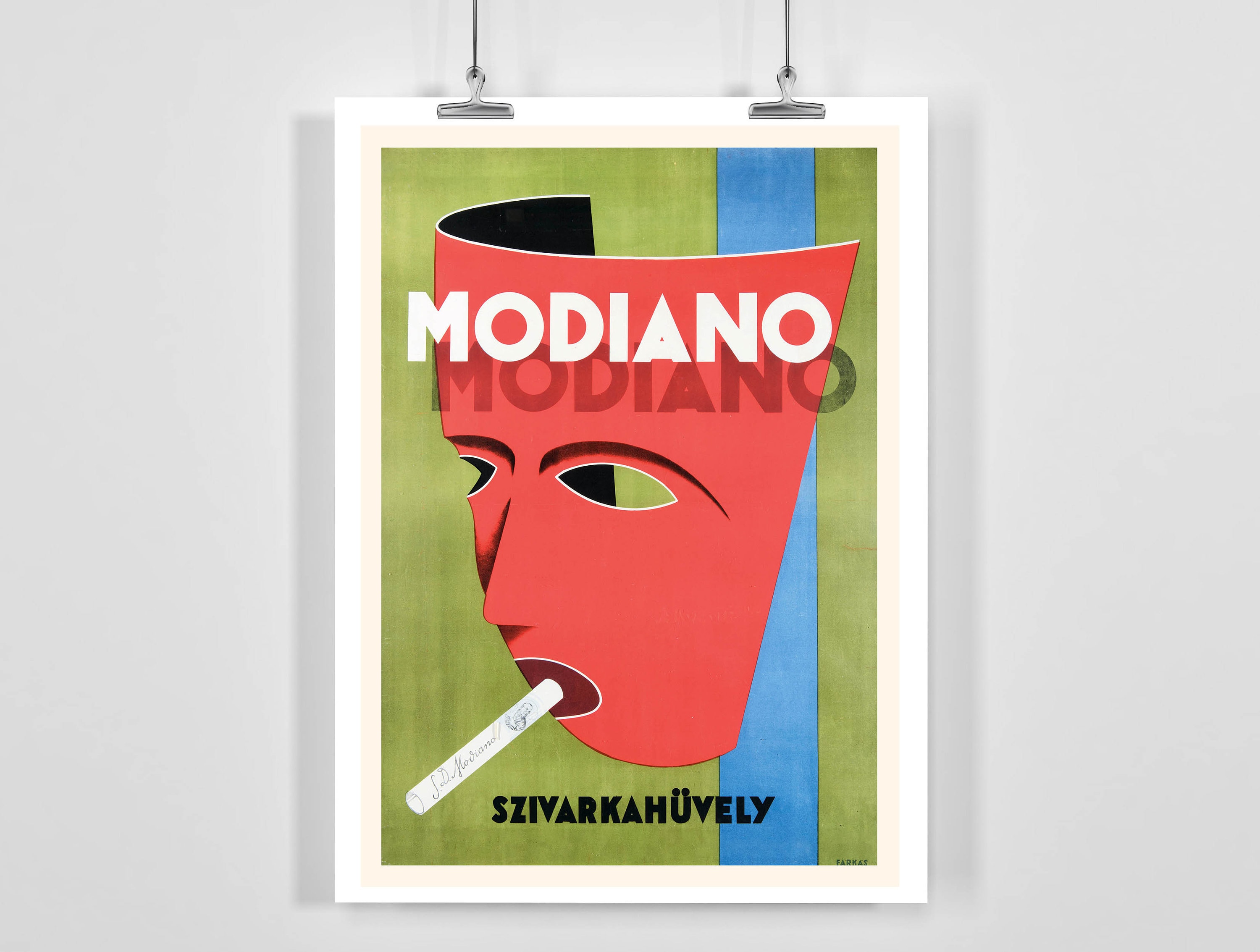 Modiano Vintage Advertising Poster A5/A4/A3/A2/Canvas | Etsy