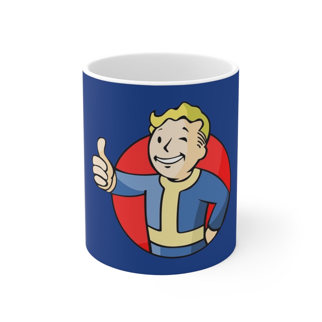 Fallout Mug fallout Guy 32cl White Mug - Etsy