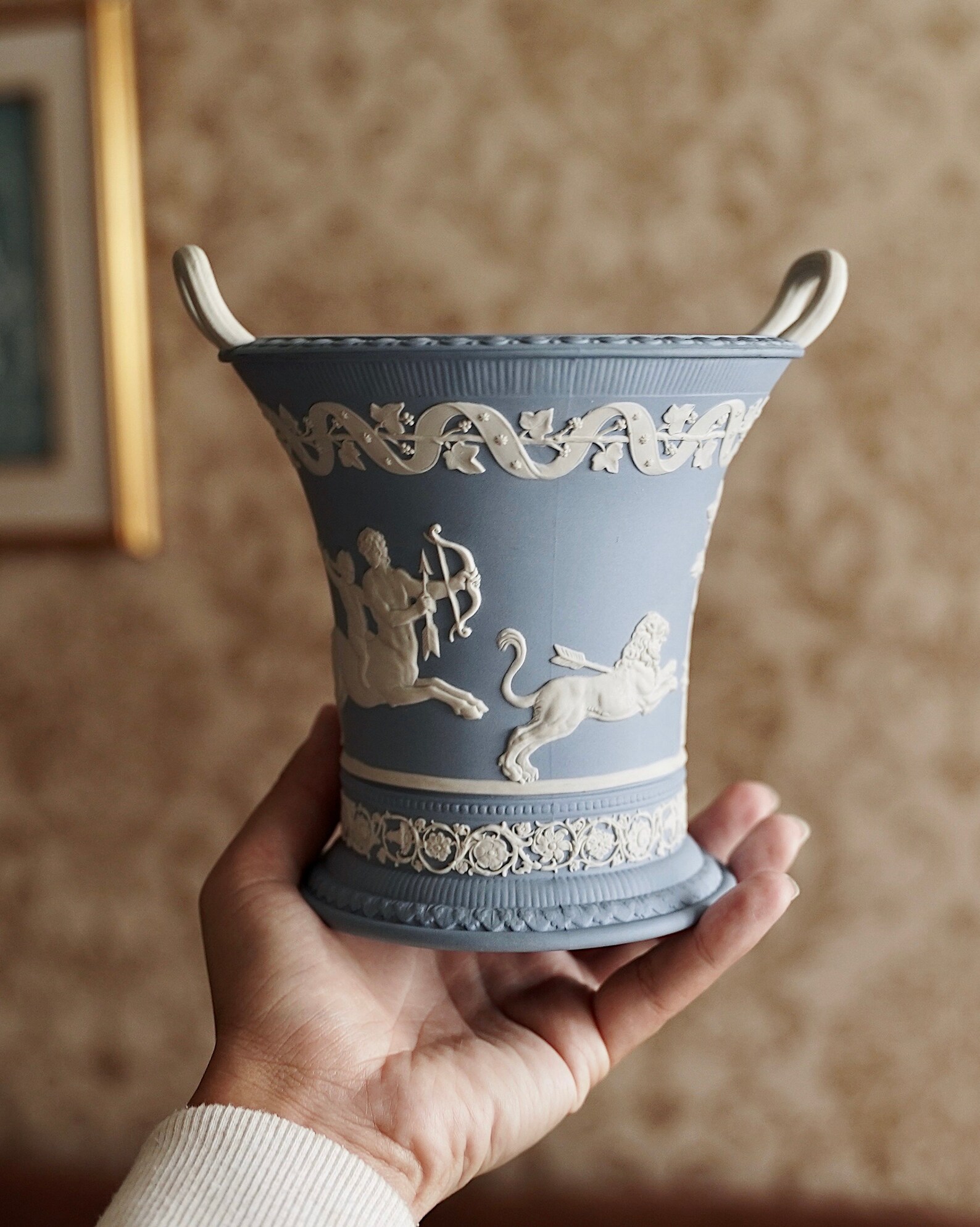 Wedgwood vase very rare Centaur Chiron and Achilles | Etsy