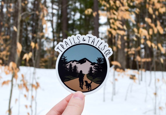 Trails & Tails Co. Sticker | Etsy