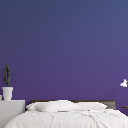 Peel and Stick Wallpaper Purple Solid Color Wallpaper for - Etsy