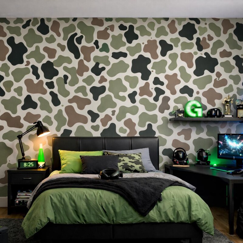 Duck Camo Wallpaper - Etsy
