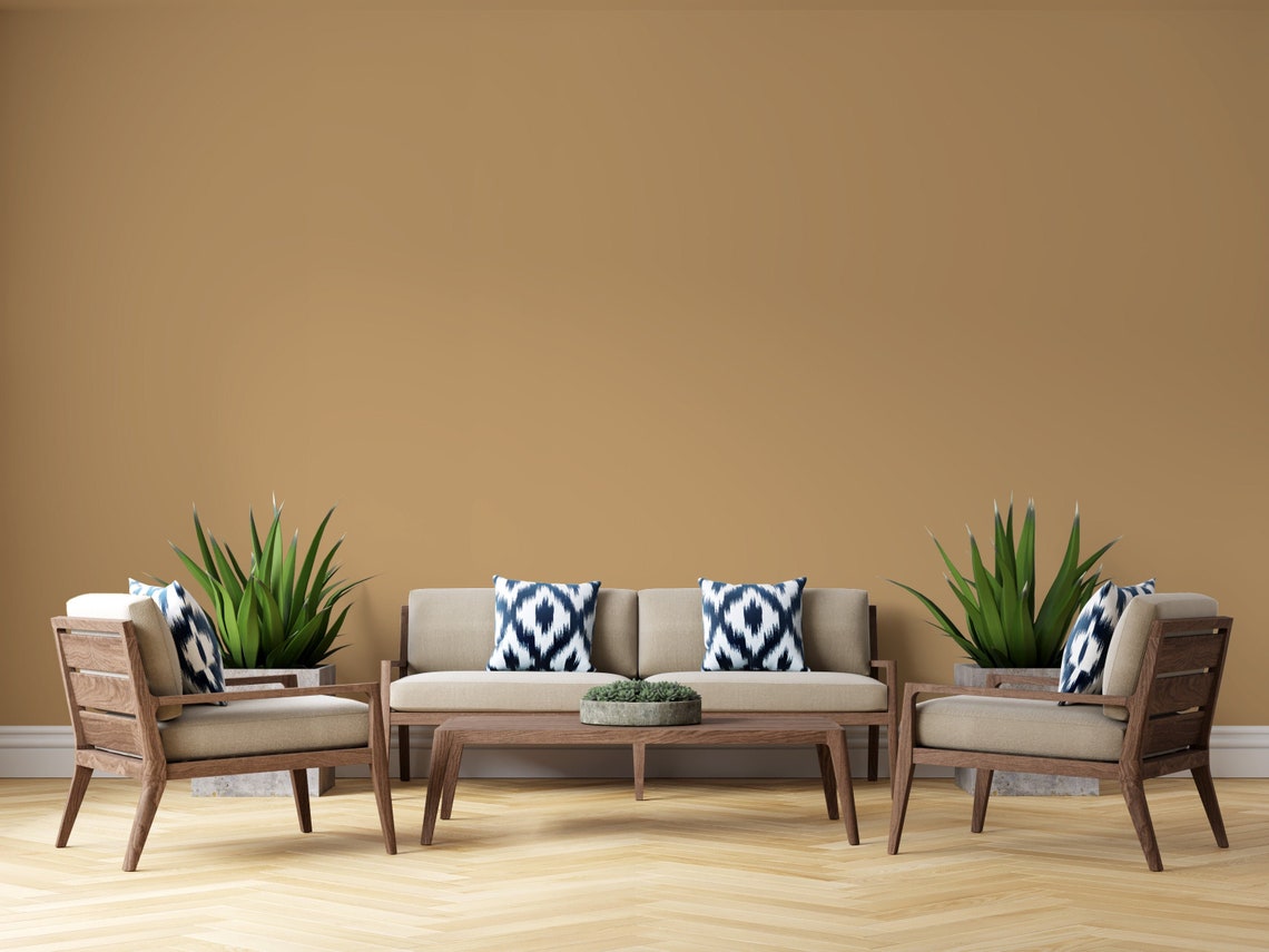 Peel and Stick Wallpaper Beige Solid Color Wallpaper Home | Etsy