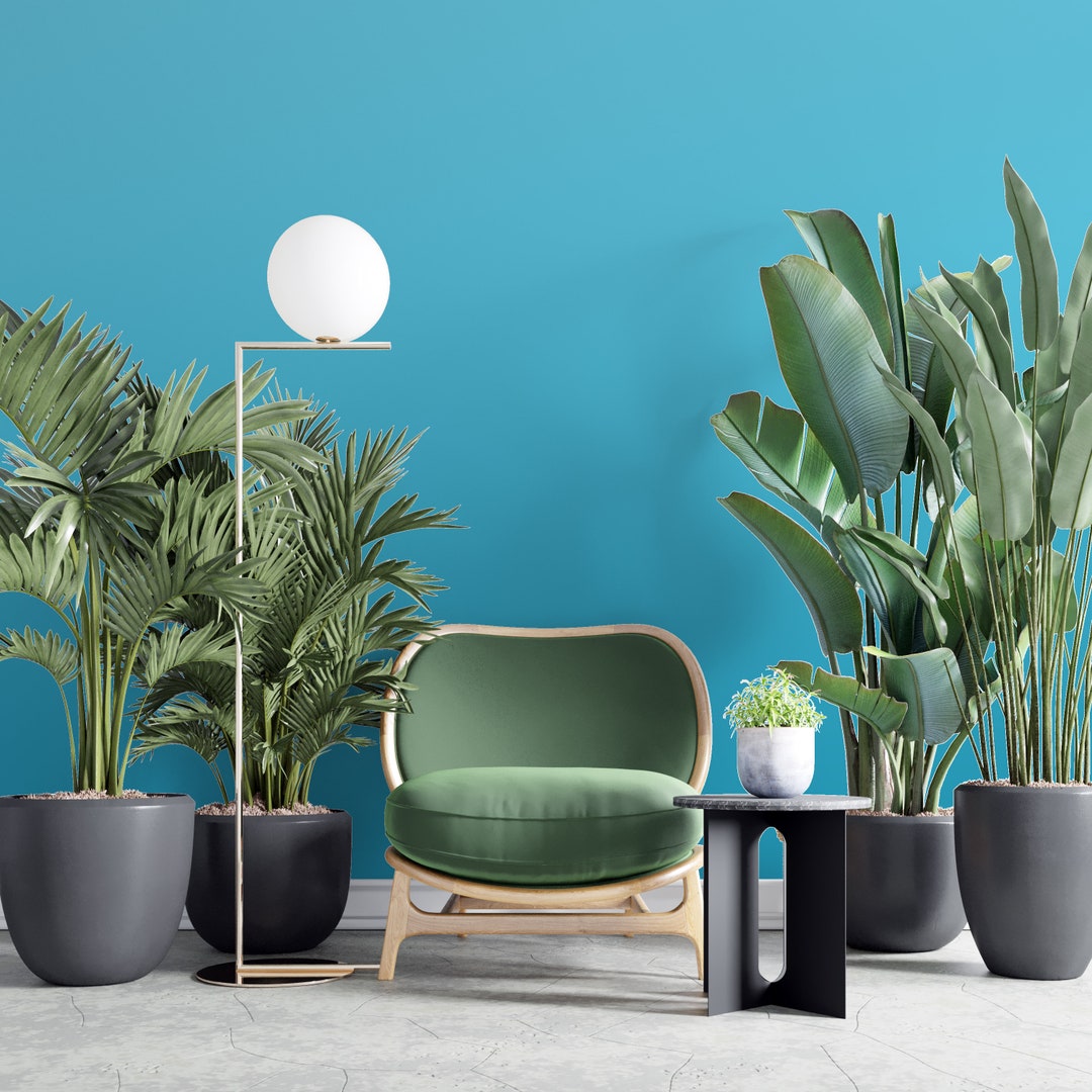 Peel and Stick Wallpaper Light Blue Color Gradient, Ombre Wallpaper ...