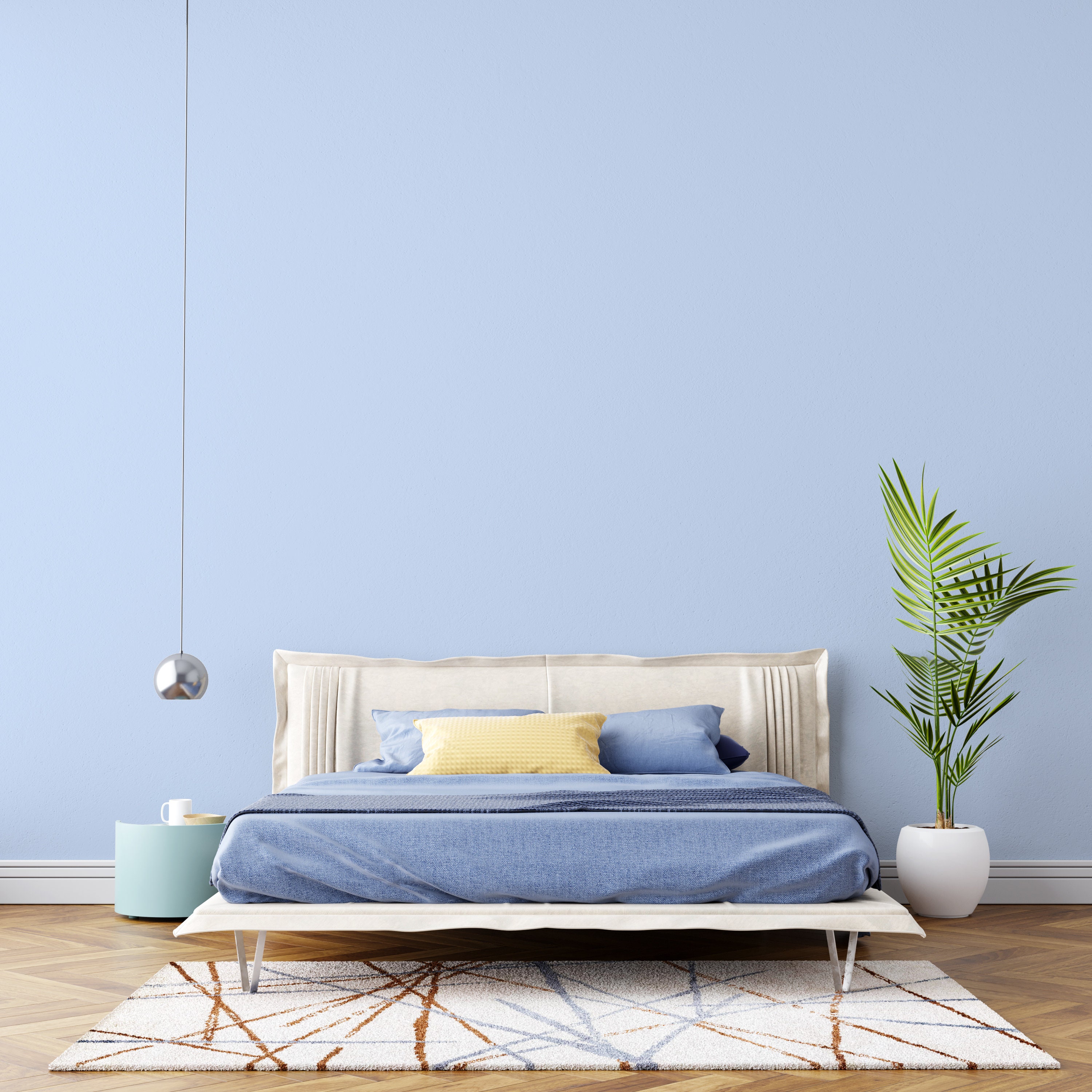 Peel and Stick Wallpaper Baby Blue Solid Color Wallpaper for - Etsy