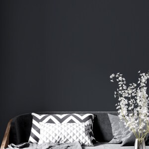 Peel and Stick Wallpaper Gray Solid Color, Home Decor Wallpaper, Peel ...