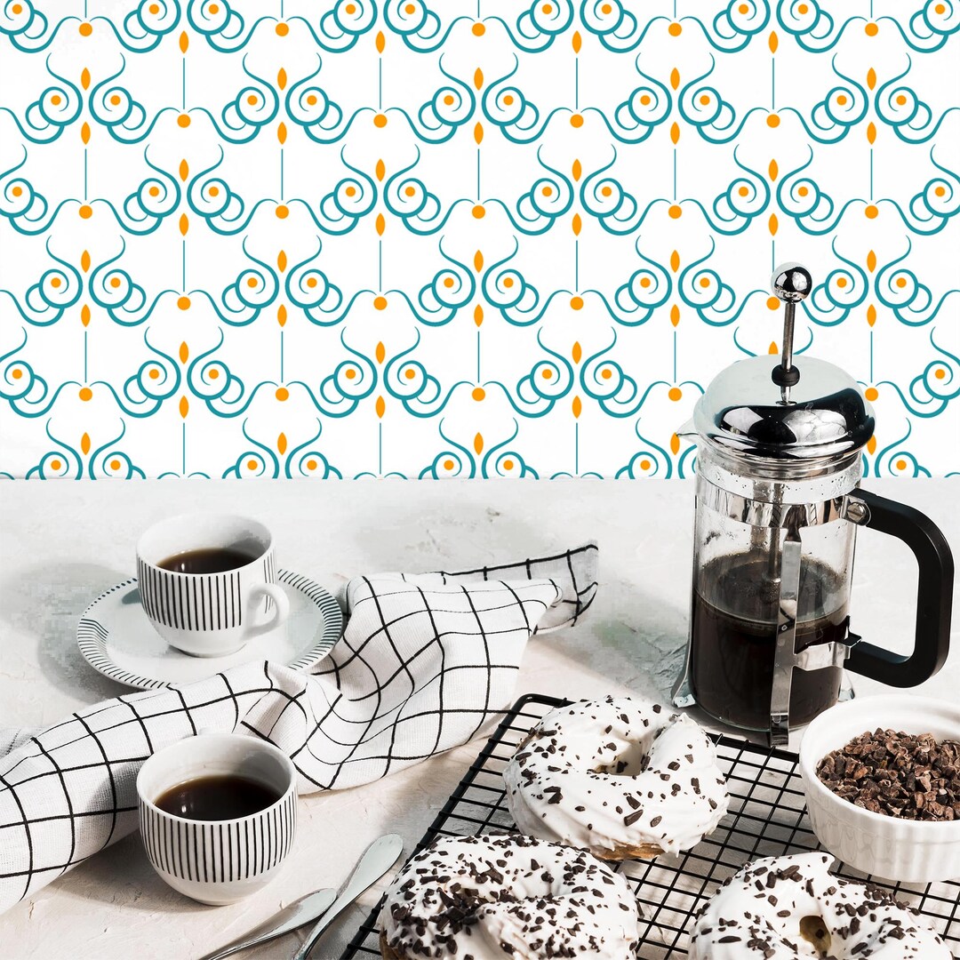 Kitchen Removable Wallpaper / Tile Peel and Stick Wallpaper / Self ...