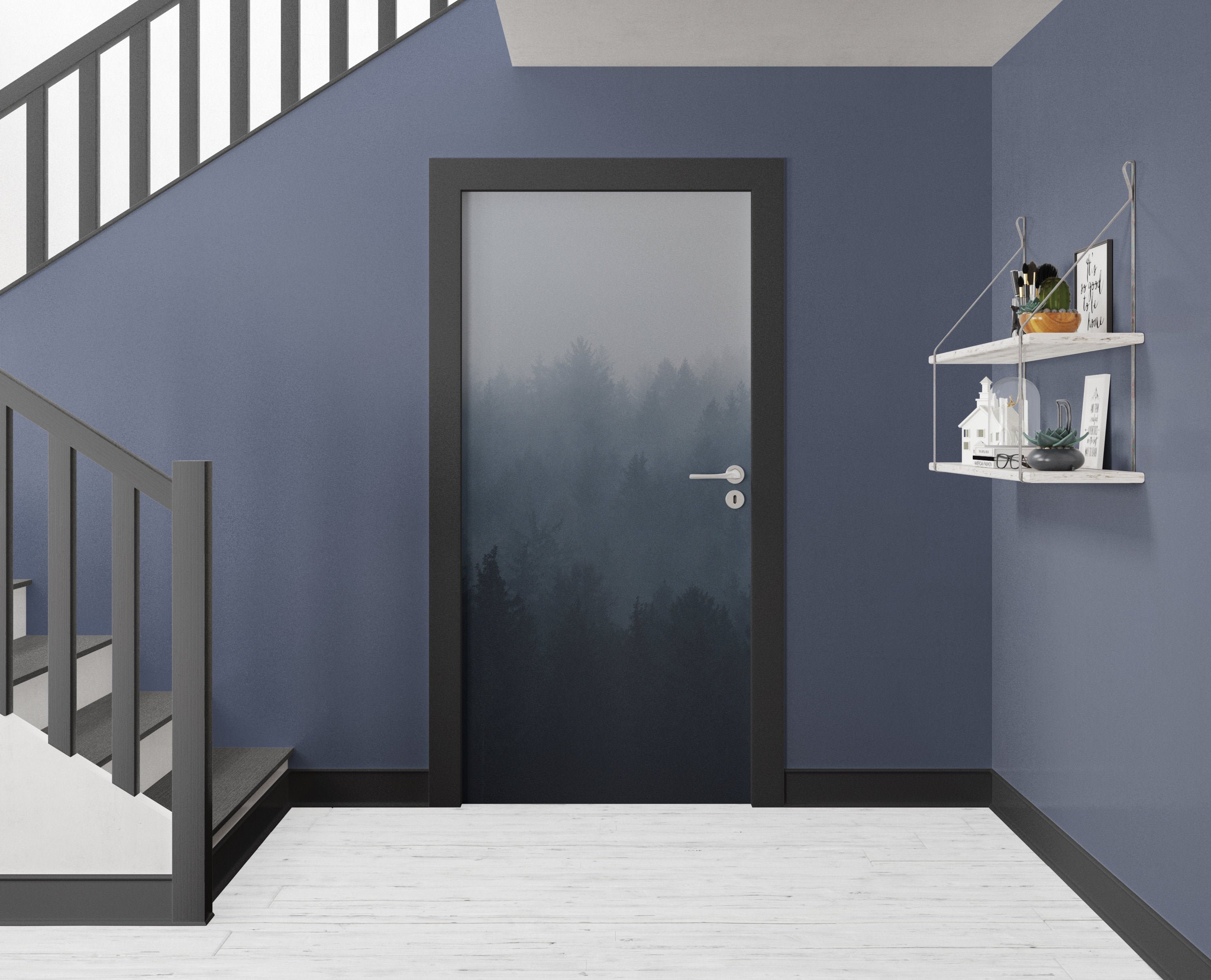 Door Decal With Forest Nature Removable Wallpaper - Etsy