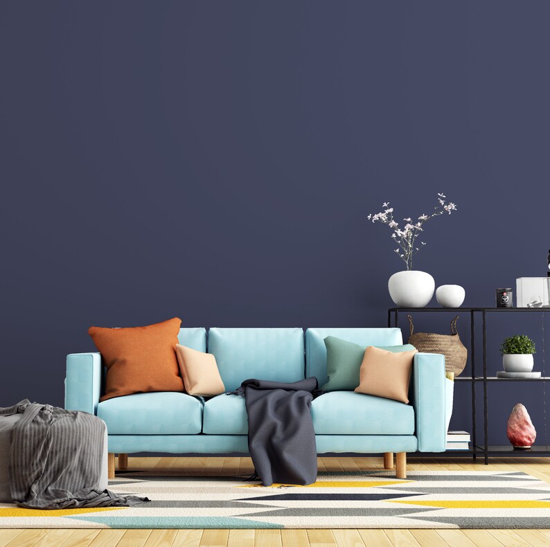 Peel and Stick Wallpaper Purple Solid Color Wallpaper for | Etsy