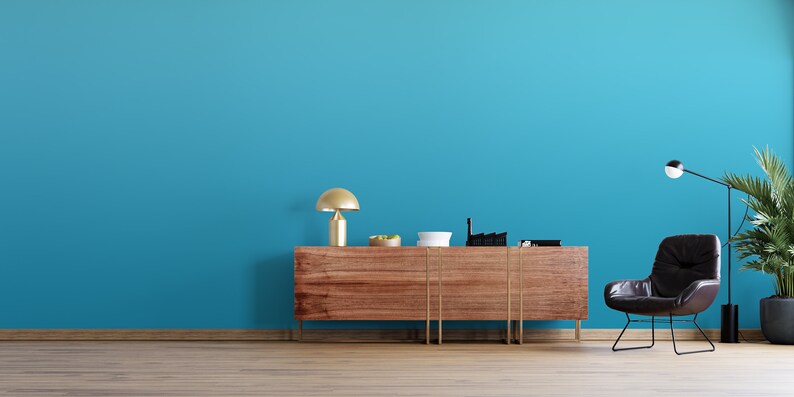 Peel And Stick Wallpaper Light Blue color gradient Ombre | Etsy