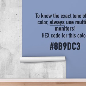 Peel and Stick Wallpaper Light Blue Solid Color, Wallpaper for Home ...