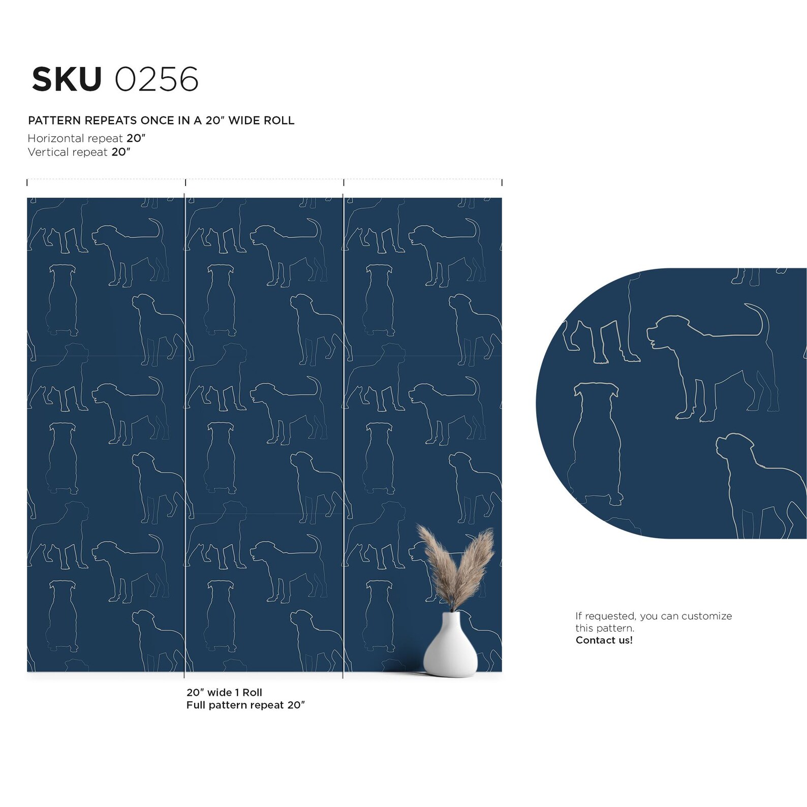 Pet Shop Wallpaper / Blue Dog Wallpaper for Grooming - Etsy