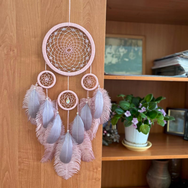Crystal Dream Catcher - Etsy