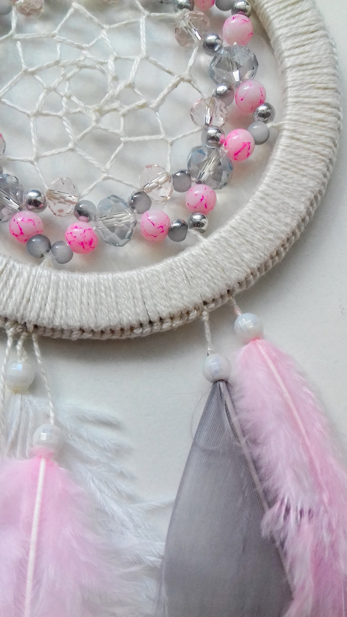 Pastel Dream Catcher. Dream Catcher With Crystals. Small Dream - Etsy