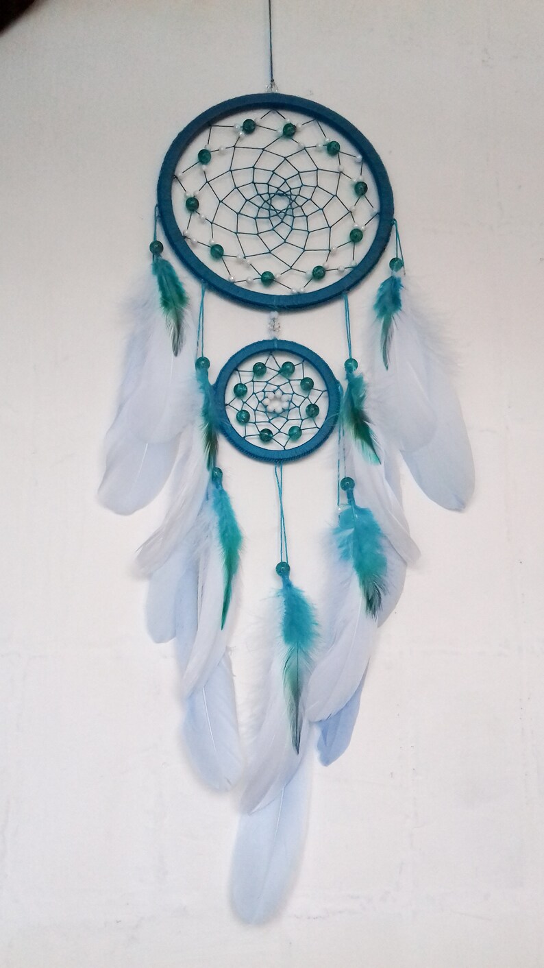 Bohemian Dream Catcher Turquoise, Traditional Dream Catcher for Bedroom ...
